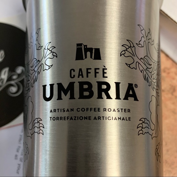 Caffe Umbria | Dining | Caffe Umbria Stainless Steel Tall Coffee Tea Milk Juice Water Tumbler ...